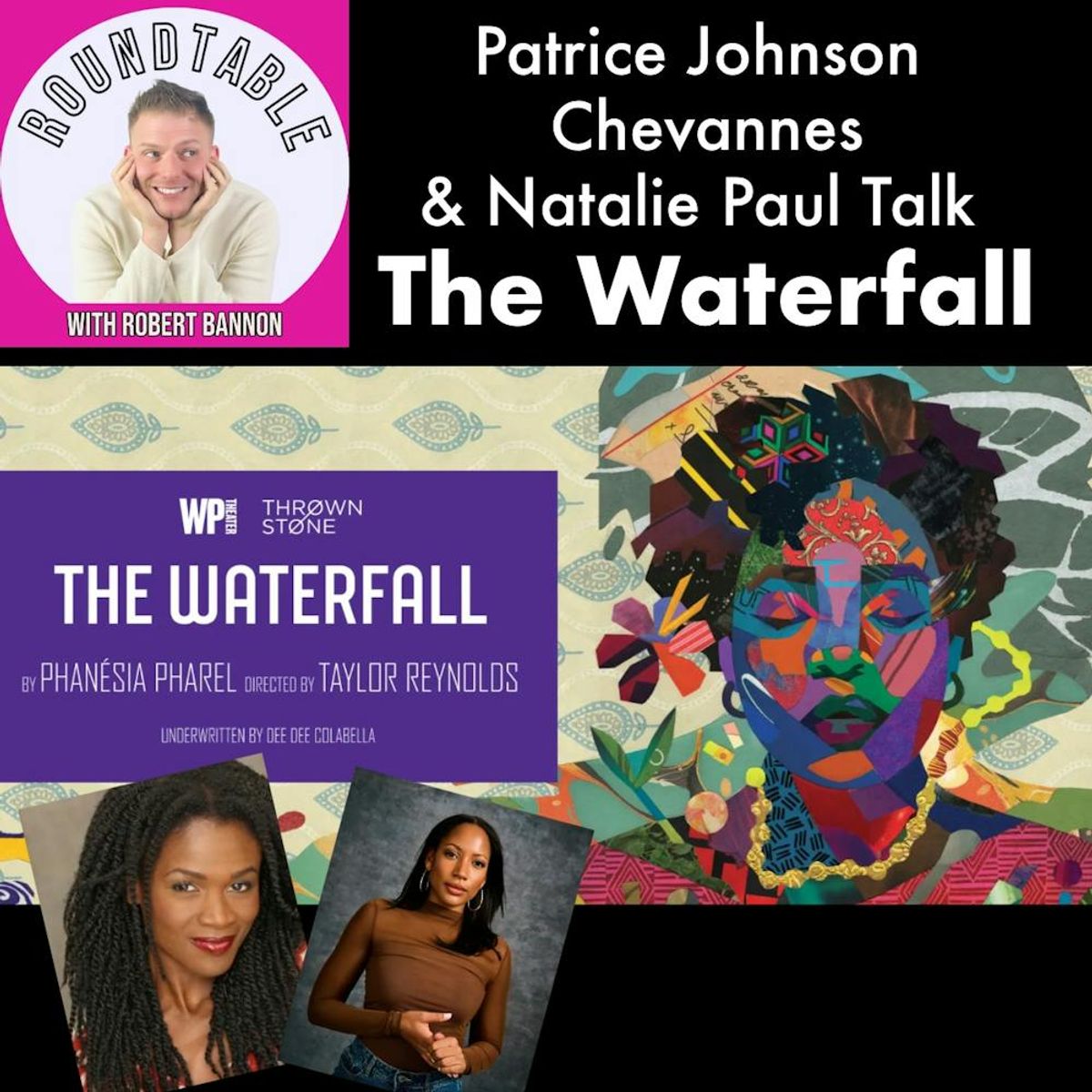 Patrice Johnson Chevannes & Natalie Paul Talking The Waterfall at WP ...