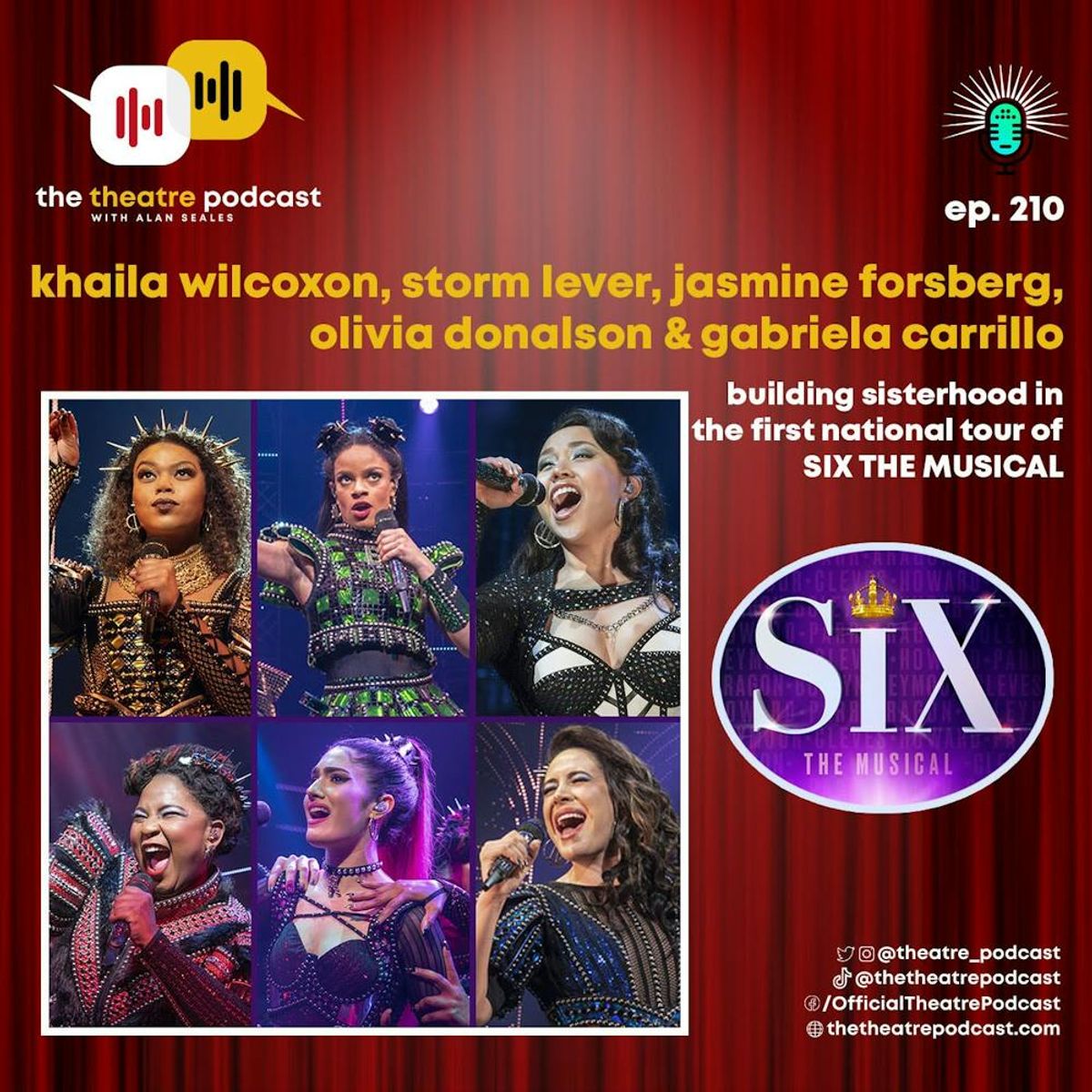 Broadway Podcast Network - Ep210 - SIX Queens: Khaila Wilcoxon, Jasmine ...