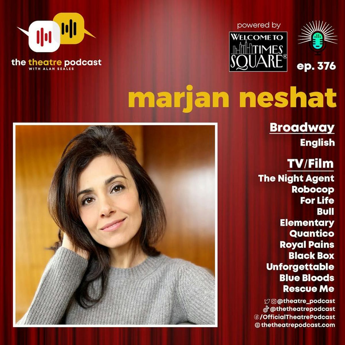 Broadway Podcast Network - Ep376 - Marjan Neshat: How Are YOU Doing Today?