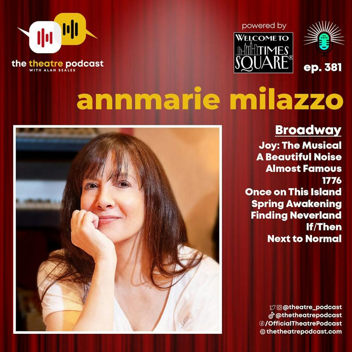 Broadway Podcast Network - Ep381 - AnnMarie Milazzo: Vocals, Vision ...