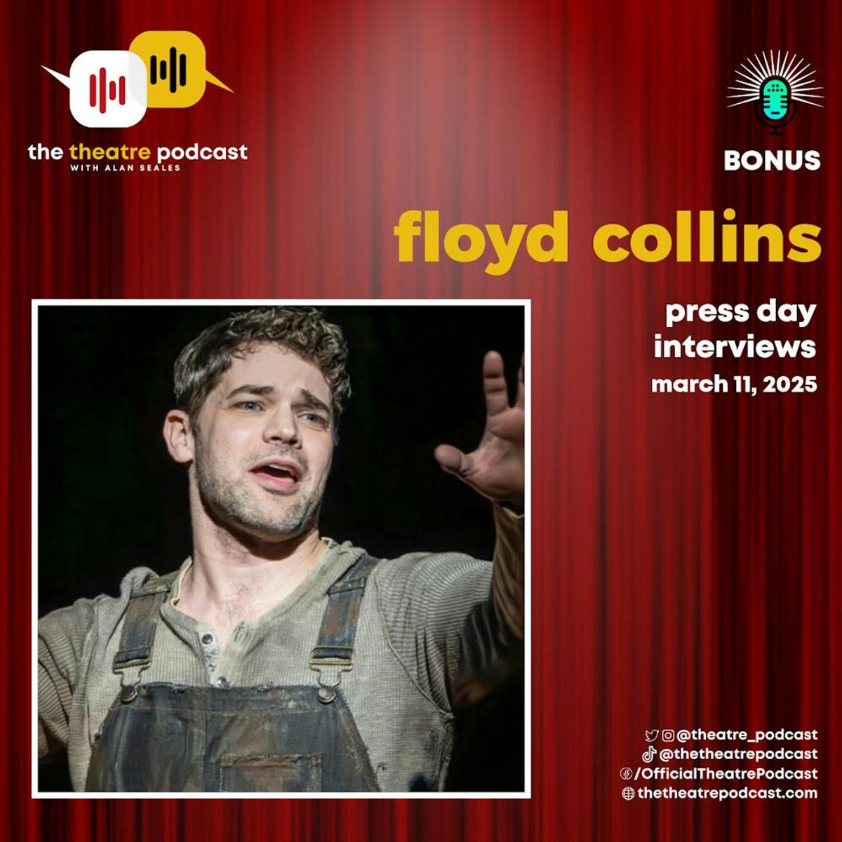 Broadway Podcast Network - BONUS - "Floyd Collins" Press Day with Jeremy Jordan, Lizzy McAlpine ...